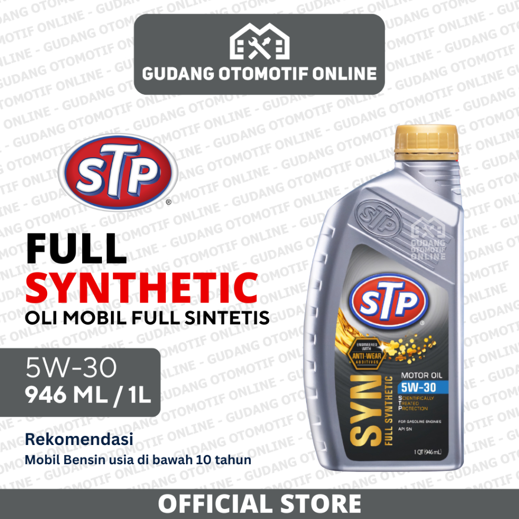Jual Oli STP Full Synthetic 5W-30 946 ml 1L 1 Liter Original - Oli Mesin Mobil Full Sintetis ...