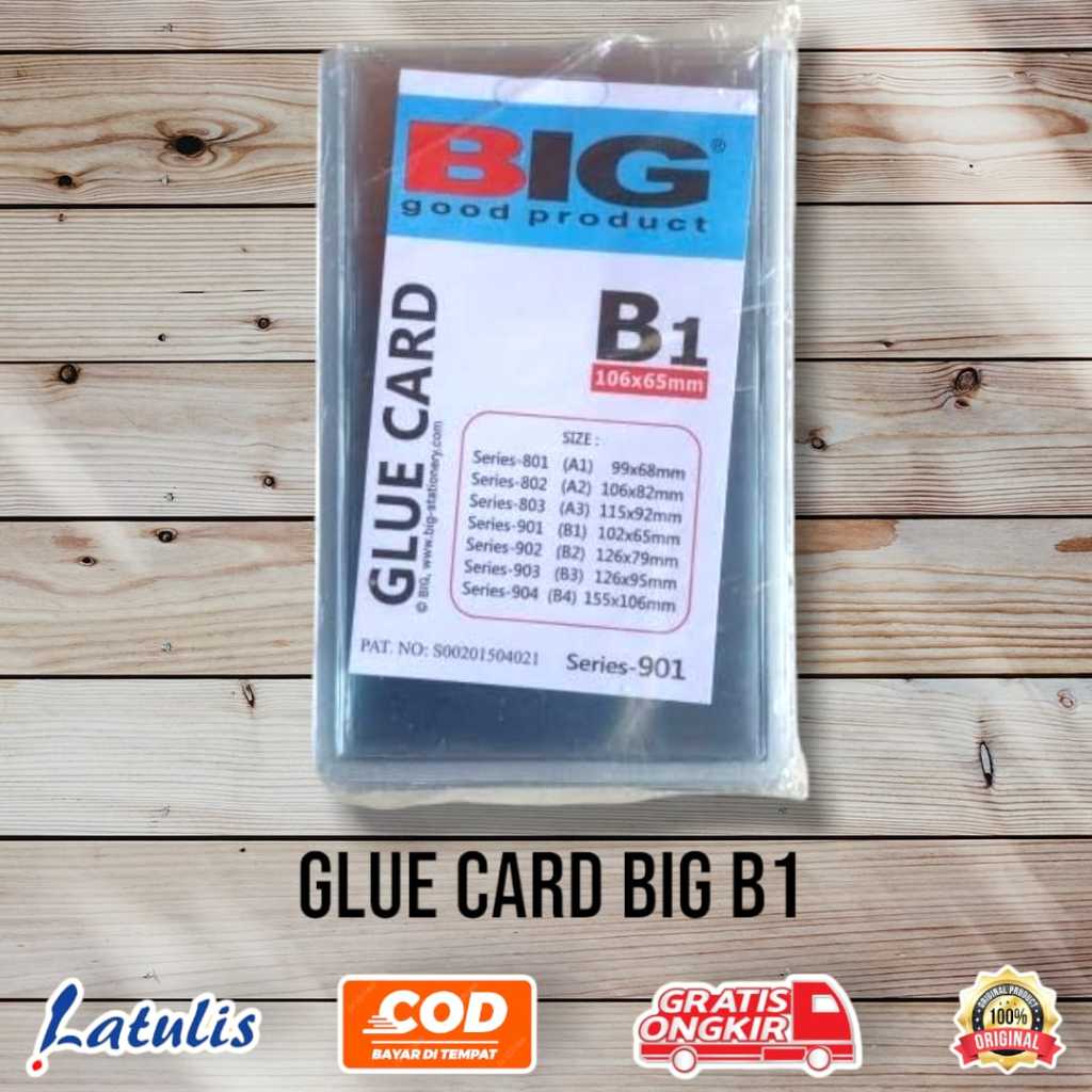 Jual 20 Pcs BIG ID Card Mika Glue Card Ukuran B1 B2 B3 B4 | Shopee Indonesia