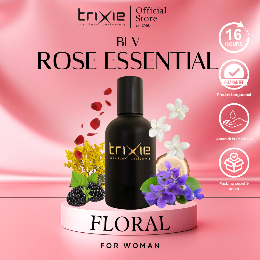 Jual Trixie Perfumery BLV Rose Essential | Shopee Indonesia