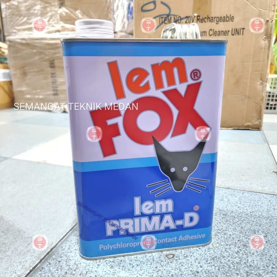 Jual 2,5KG LEM KAYU KUNING HPL SERBAGUNA AIBON FOX BIRU PRIMA D 2,5 2.5 ...