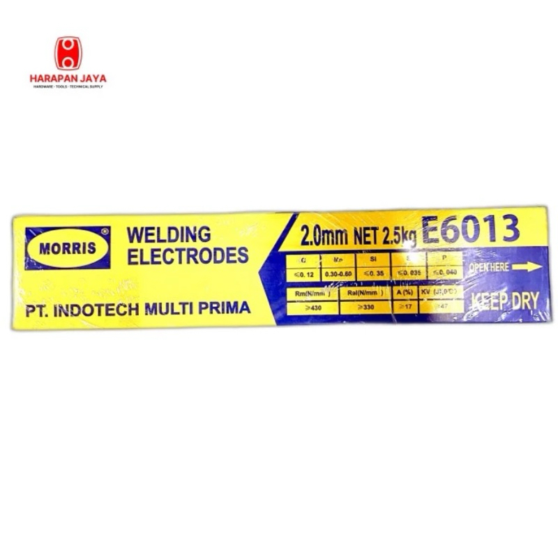 Jual Morris Kawat Las 2mm Welding Rod 2.0 x 300mm E6013 2.5KG | Shopee Indonesia