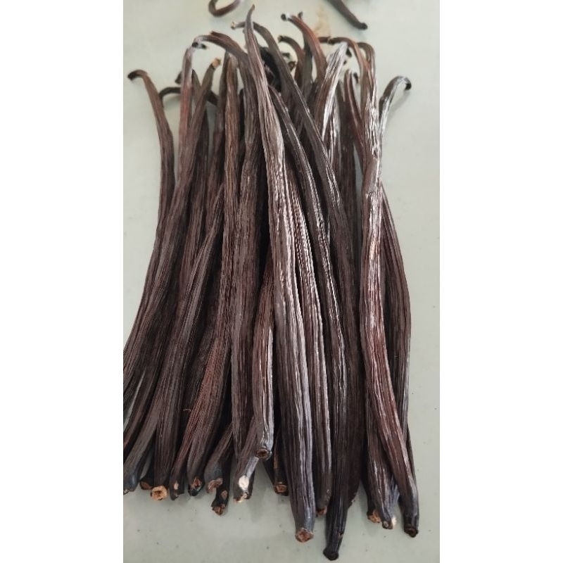 Jual VANILLA | VANILI KERING GRADE B MIX 14-18CM 1KG | Shopee Indonesia