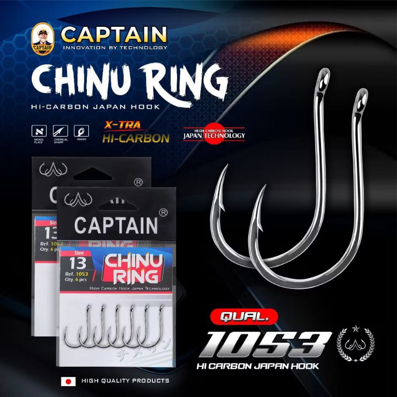 Jual Kail Pancing Captain Chinu Ring & Marusode | Shopee Indonesia