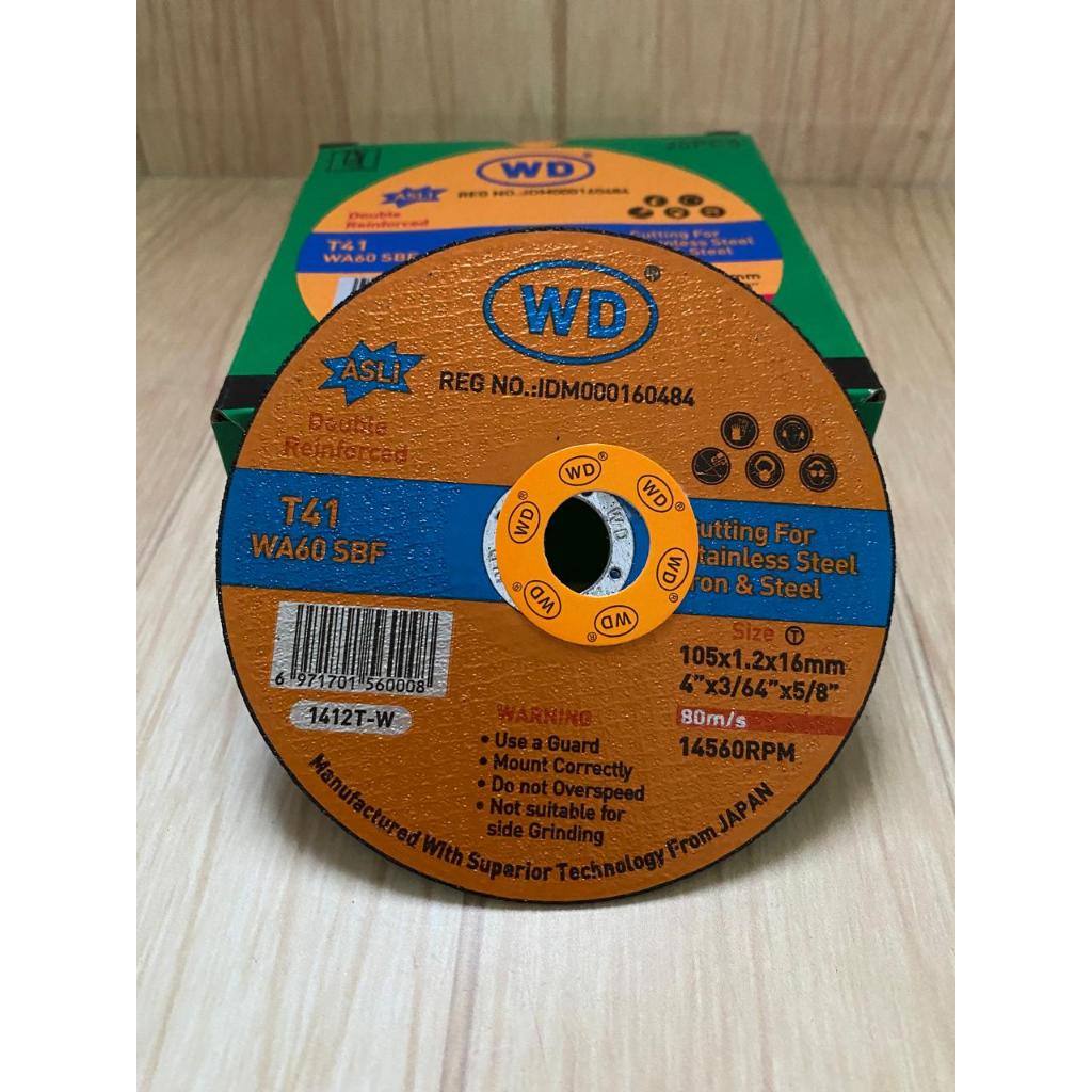 Jual WD POTONG 4" X 1.2 X 16MM Mata Batu Potong Gerinda Potong Besi 4 ...