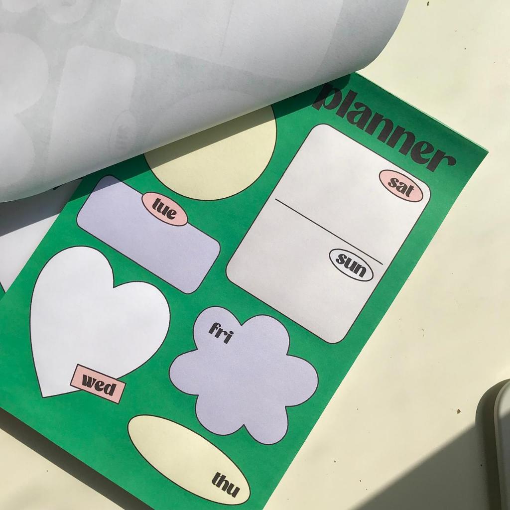 Jual Notepad aesthetic/ notepad study planner/ memo catatan belajar ...