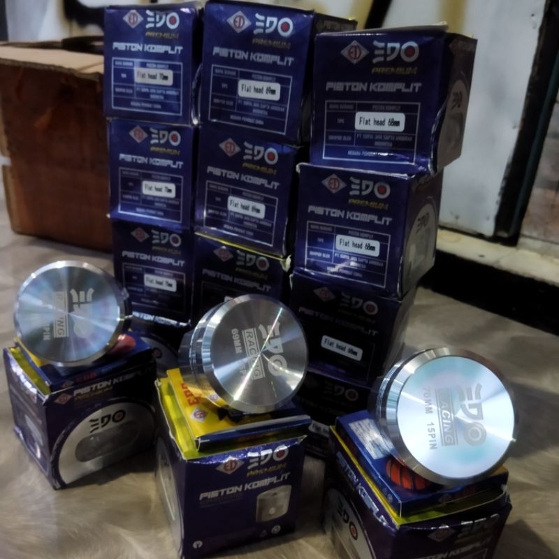 Jual piston EDO CUSTOM flathead | Shopee Indonesia
