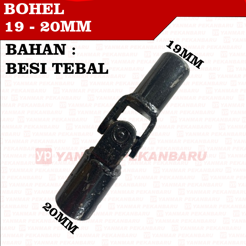 Jual Bohel Besi Shaft Joint Gearbox Sambungan Konektor Mesin ke As ...
