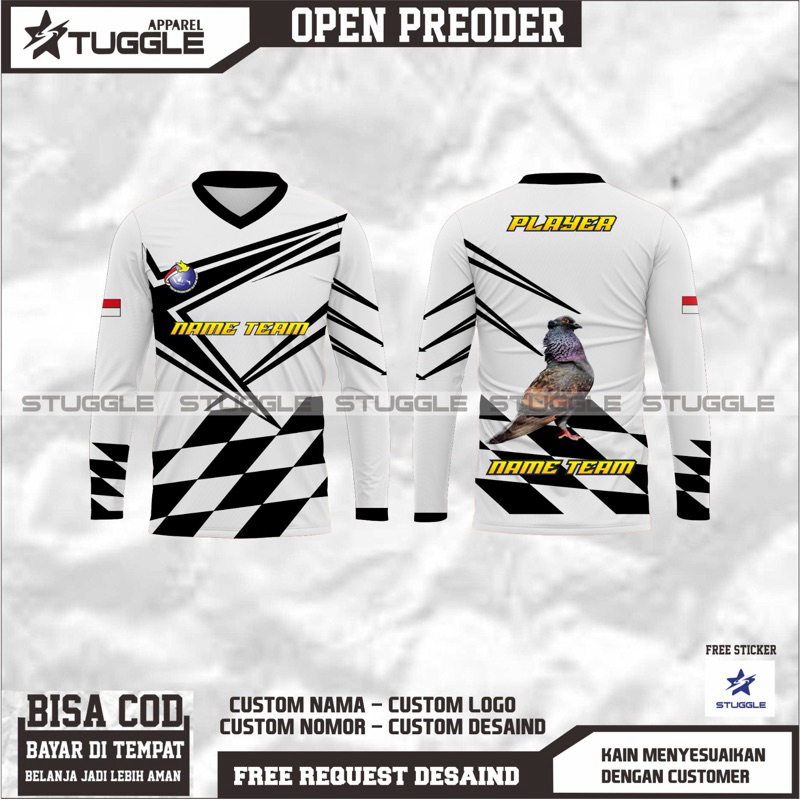 Jual Jersey Merpati Custom(Full Priting) | Shopee Indonesia