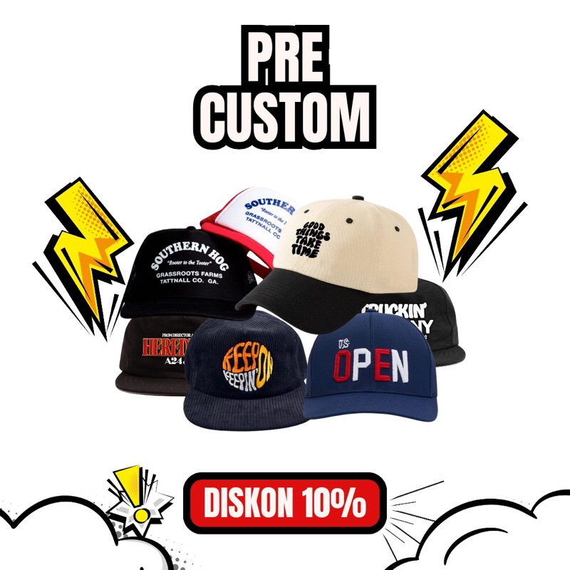 Jual PO PRODUKSI TOPI | BERBAGAI JENIS TOPI | HARGA BISA NEGO | Shopee ...