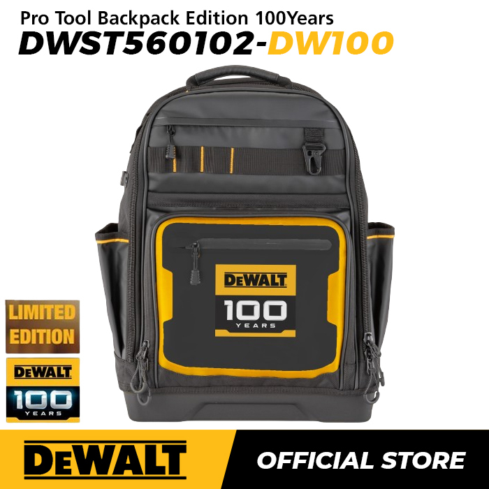 Jual Dewalt Pro Tool Backpack Edition 100 Years Ip54 / Tas Perkakas ...