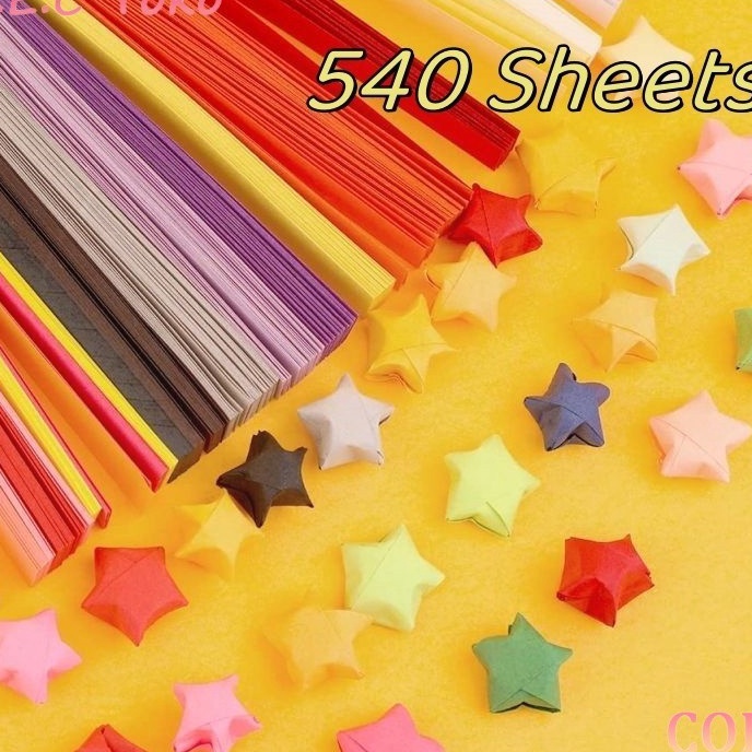 Jual KF7 54 Lembar Kes Orami Strip Quilling Paper Gradient Color Kes ...