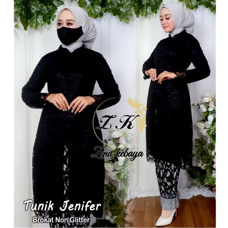 Jual Set Kebaya Tunik Brokat Busui Frendly Kebaya Modern Wanita Kebaya ...