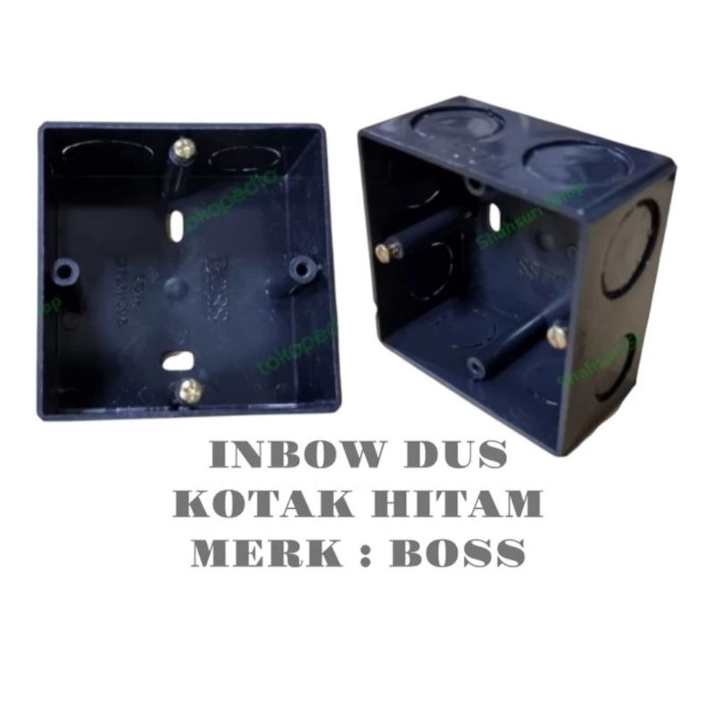 Jual inbow dus kotak Hitam Merk BOSS ib Dus Kotak Boss | Shopee Indonesia