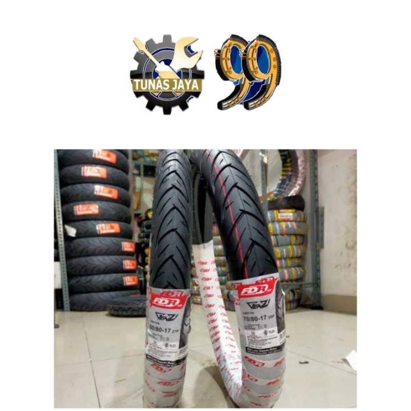 Jual Ban cacing ring 17 Fdr Genzi 60/80 atau 70/80-17 tube type/bukan ...