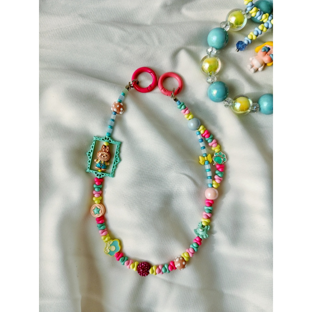 Jual Bagcharm luxury labubu / gantungan kunci labubu /straphone labubu ...