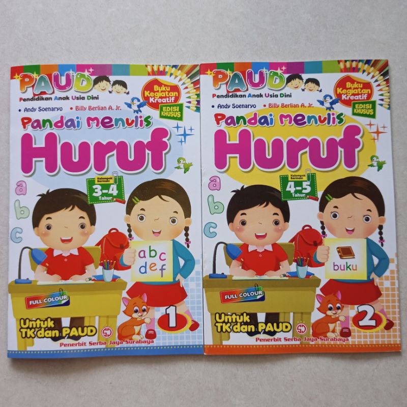 Jual Buku Calistung Pandai Menulis Huruf / Buku Pendidikan Belajar ...
