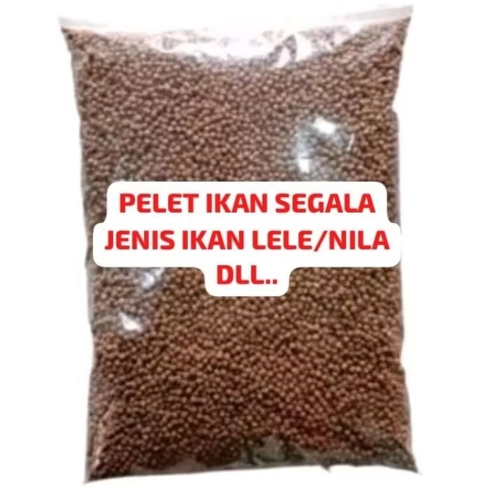 Jual ORI --+500gram PELET PAKAN IKAN LELE NILA MUJAER DLL.. - PUR PELET ...