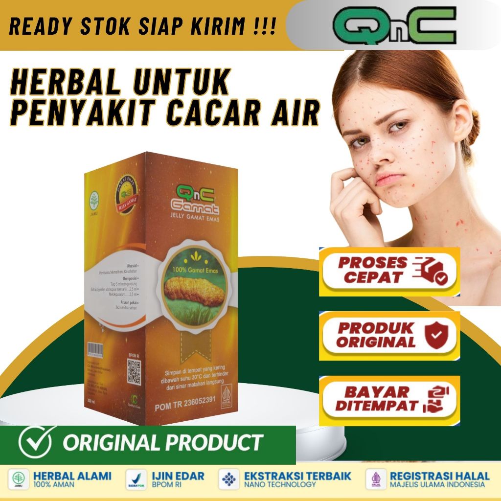 Jual Obat Cacar Air Ampuh Dengan Qnc Jelly Gamat Isi 300 ml | Shopee ...