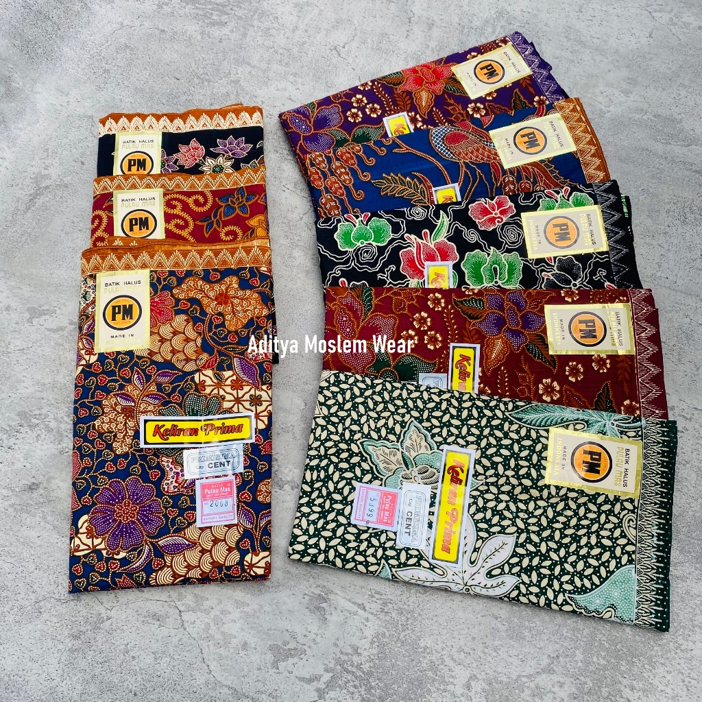 Jual Kain Panjang Batik PM Pulau Mas Cap Cent Original Samping Kebat Sewek Tapih Kain Jarik ...