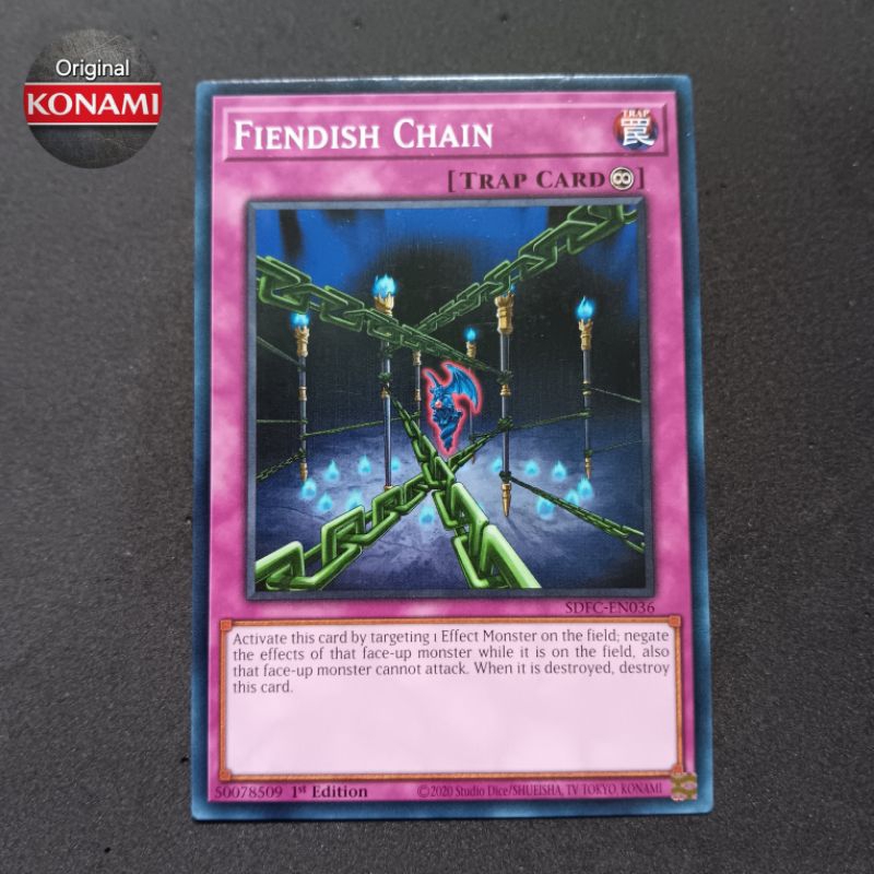 Jual Yugioh Card Fiendish Chain Common | Shopee Indonesia