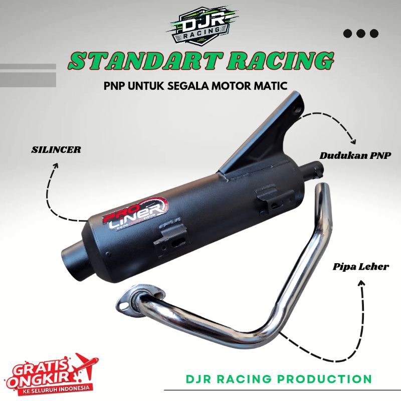 Jual Knalpot Standar Racing/Sugigi Proliner Scoopy, Beat, Mio, Vario ...