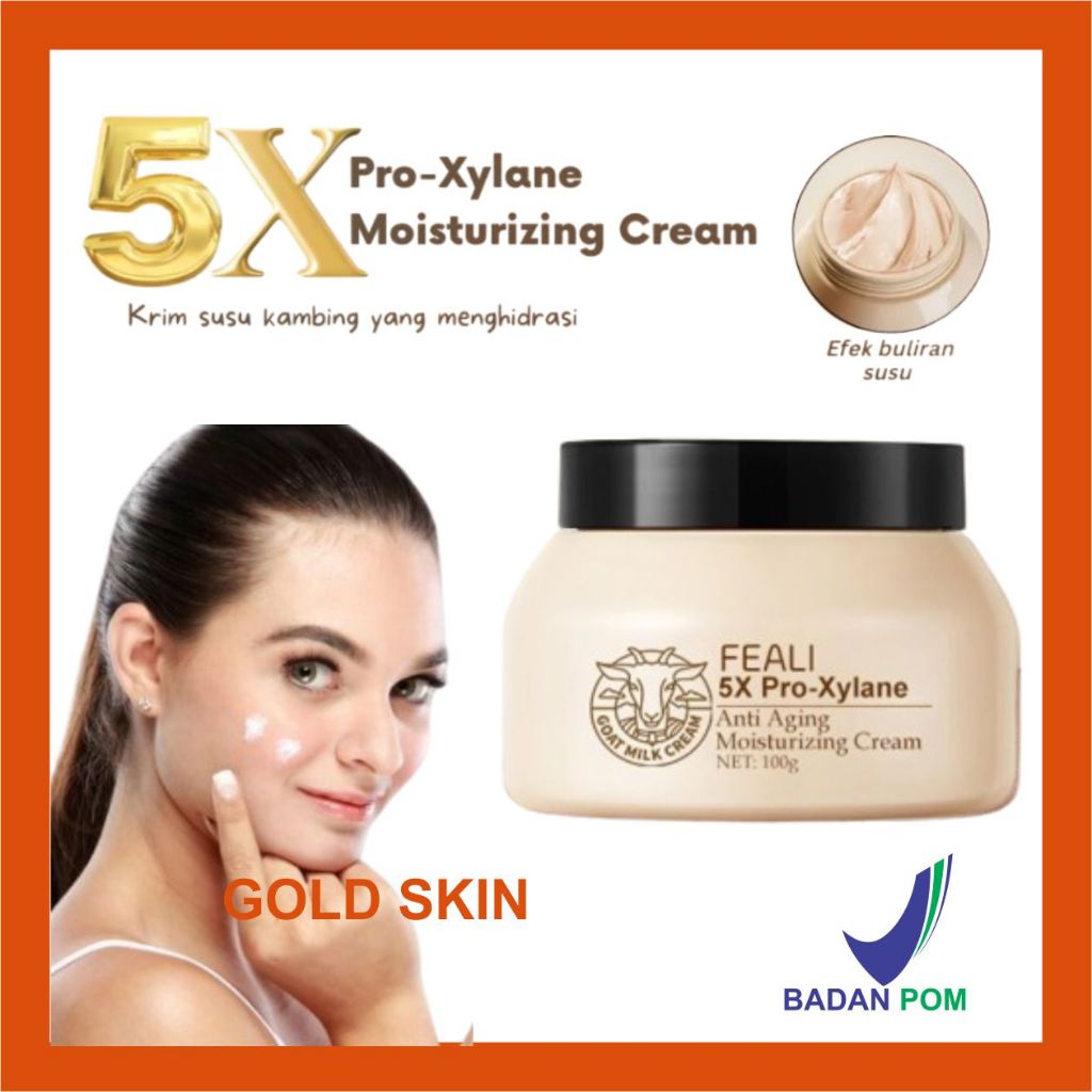 Jual FEALI Goat Milk Moisturizer Cream Anti-Aging Pelembab Wajah Skin ...