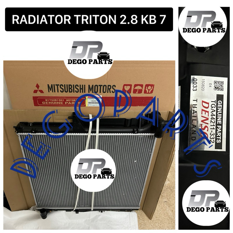 Jual RADIATOR ASSY MITSUBISHI TRITON 2.8 KB 7 ORIGINAL DENSO THAILAND ...