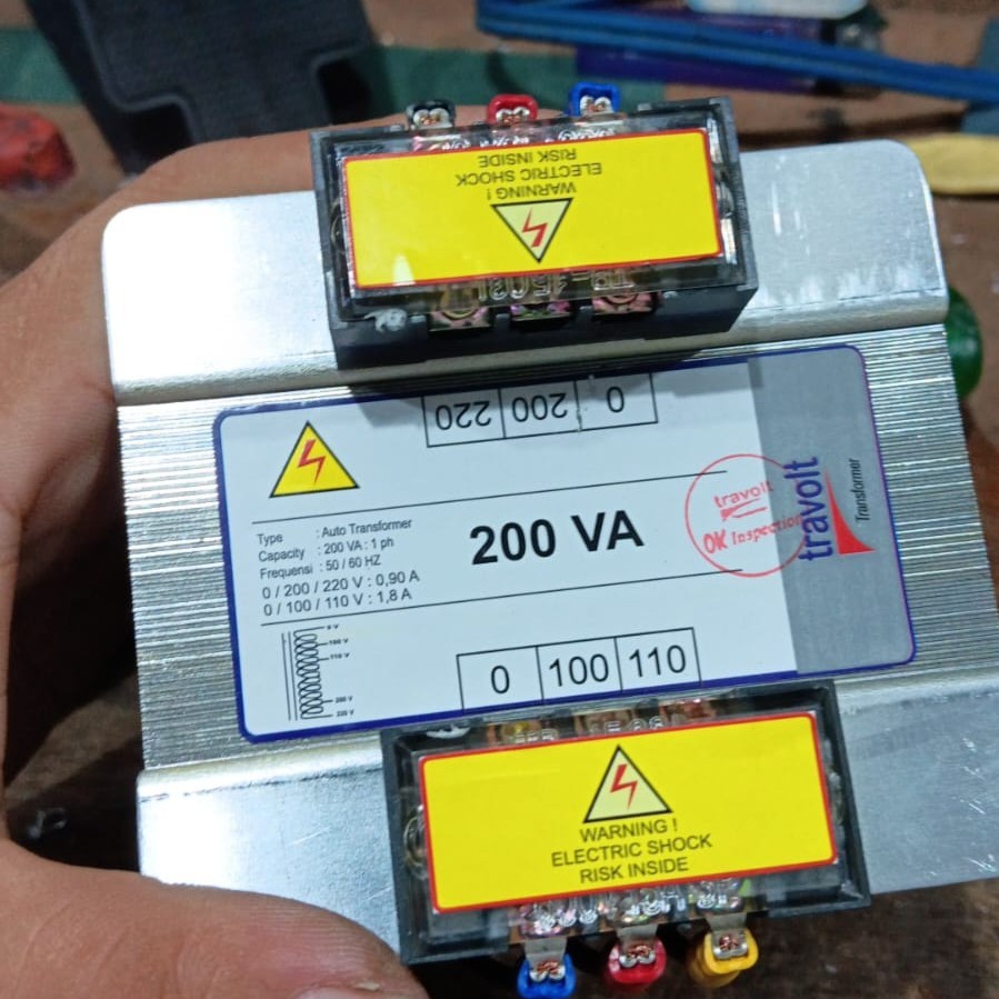 Jual Trafo Step Up Down Auto 200V/220V - 100V/110V 200VA | Shopee Indonesia
