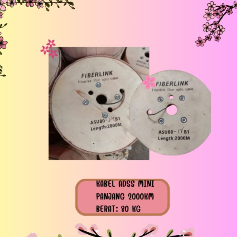 Jual Kabel Fiber Optik ADSS MINI 12core 24core Fiberlink | Shopee Indonesia