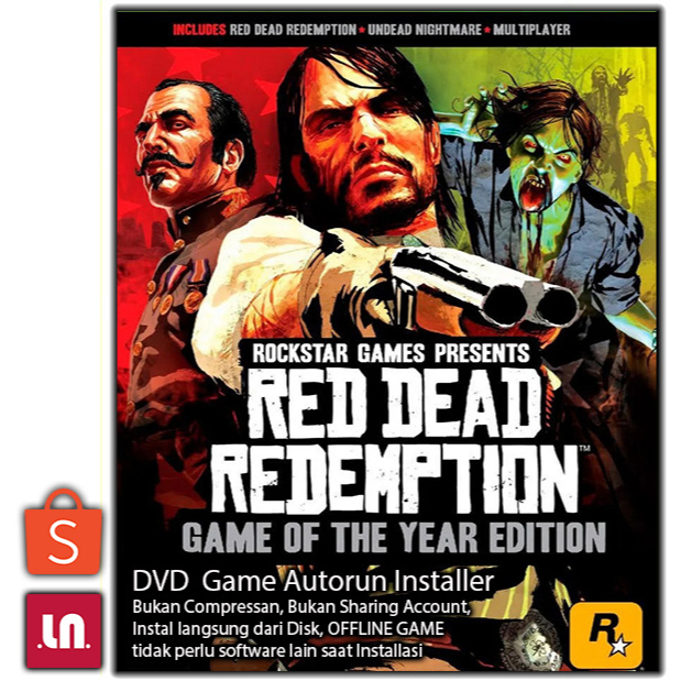 Jual Red Dead Redemption (GOTY, Ultimate Edition) - PC DVD Game ...