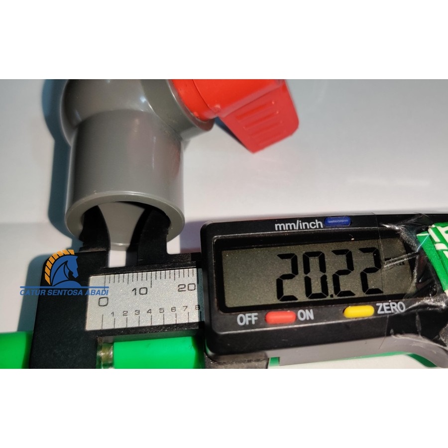 Jual CSA - Stop Kran Pvc polos Ball valve 20mm 1/2 inch (bukan ukuran ...