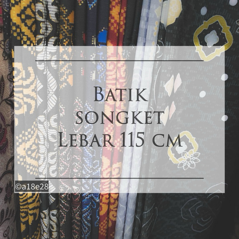 Jual BATIK SONGKET METERAN | KAIN SONGKET PREMIUM | Shopee Indonesia