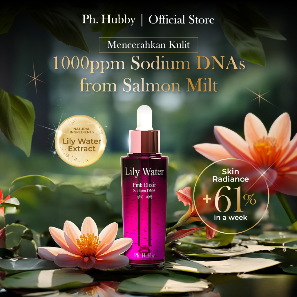 Jual Ph. Hubby Lily Water Pink Elixir Sodium DNA - Brightening Ampoule ...