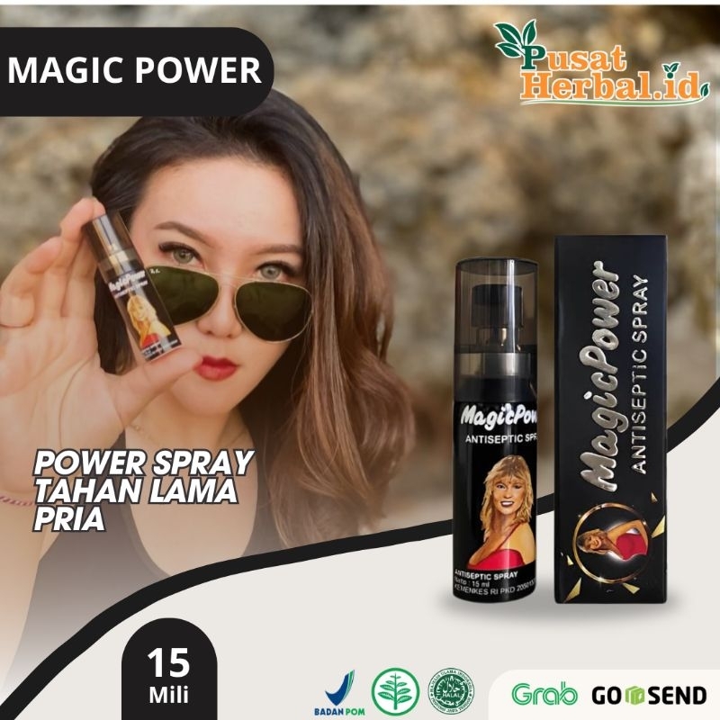 Jual Magic Power Spray Antiseptic 15ml Memperkuat Performa Pria Dewasa ...
