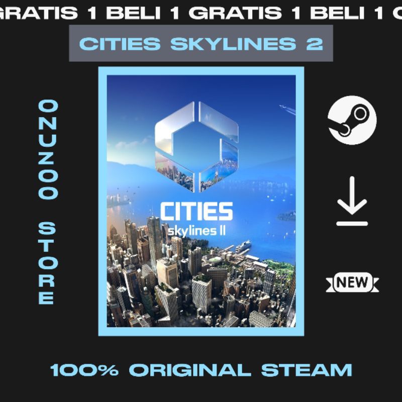 Jual Cities Skylines 2 Full DLC - Original PC | Shopee Indonesia