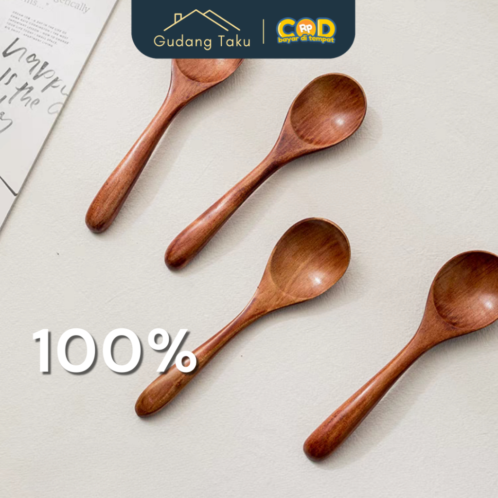 Jual TAKU WAREHOUSE - Set Sendok Kayu Madu Garpu Kayu Ala Korea Sendok ...