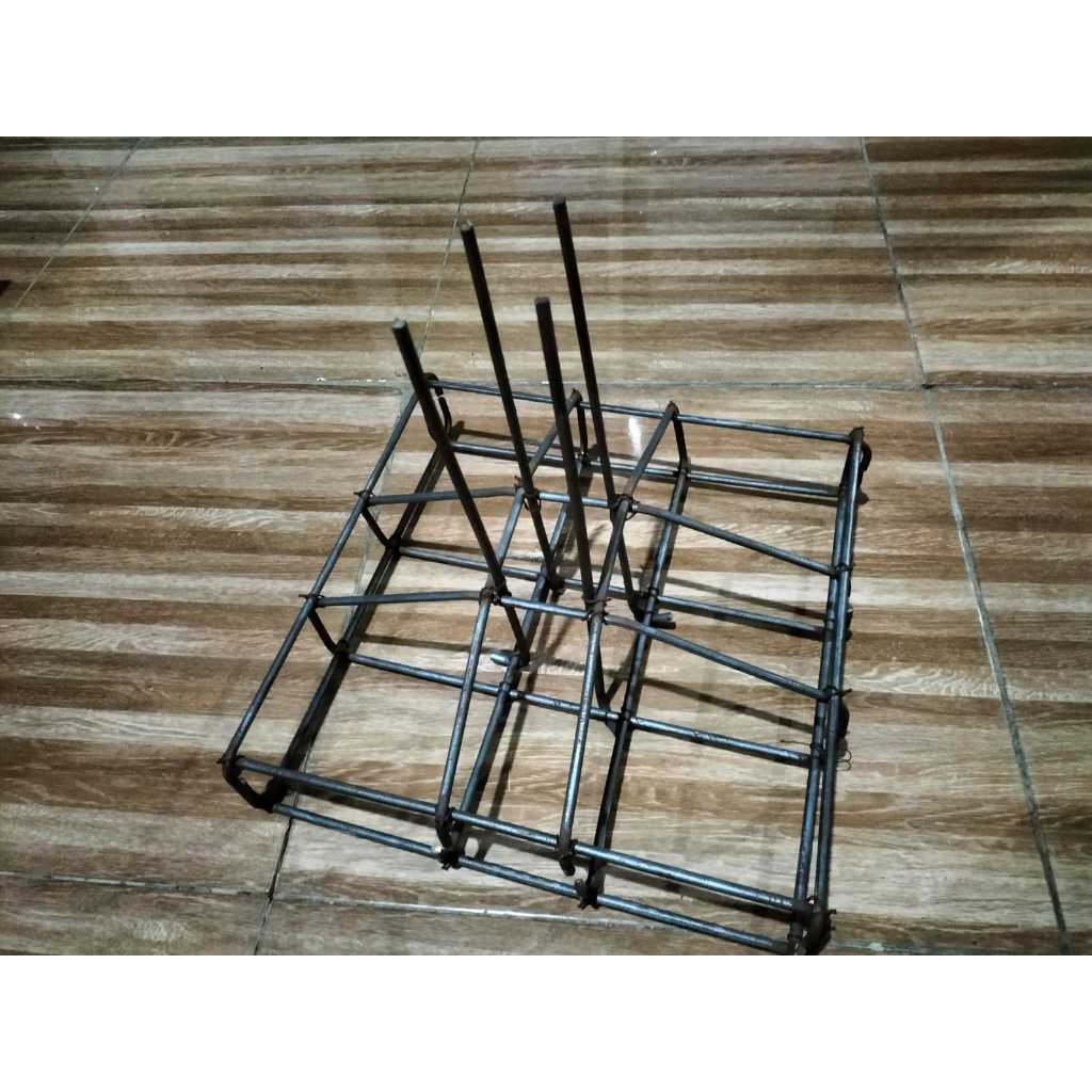 Jual Cakar ayam besi 8 diameter 40 x 40 besi behel tiang bangunan besi ...
