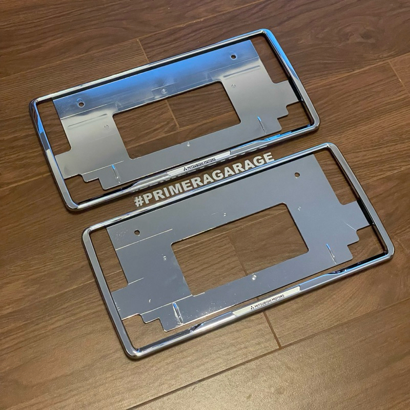 Jual Frame Plate Mitsubishi Motors JDM Original Made in Japan / Dudukan ...
