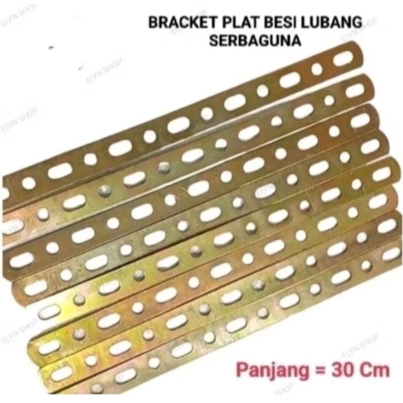 Jual Plat besi serbaguna 30cm kuningan plat besi bolong serbaguna 30cm ...