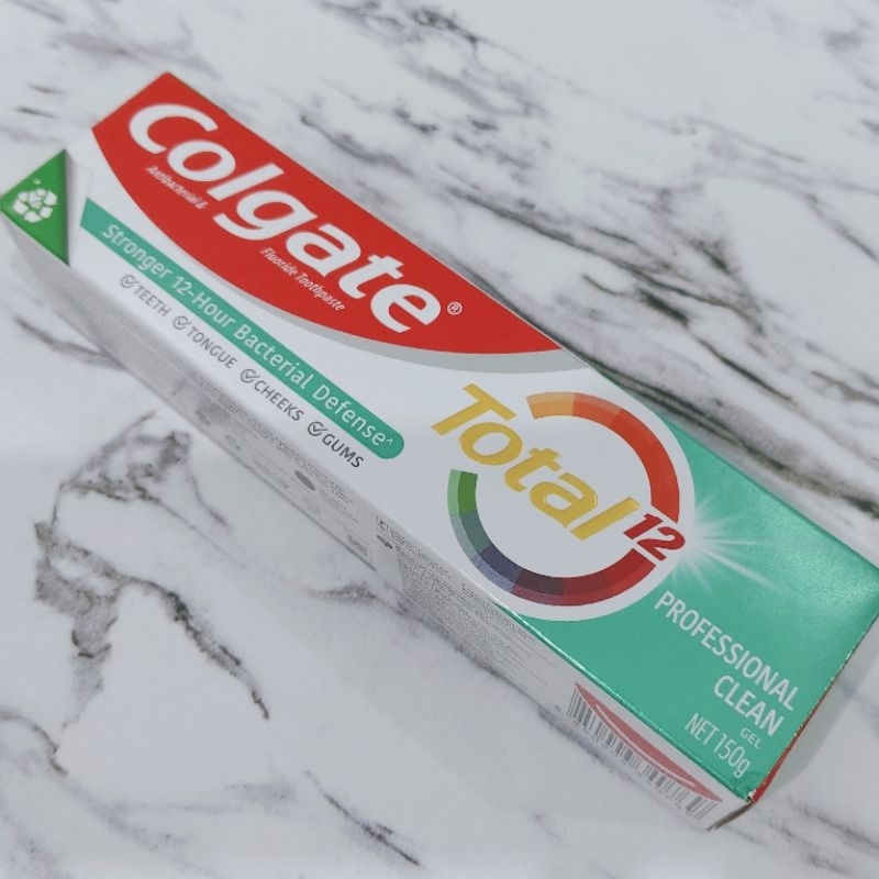Jual COLGATE TOTAL 12 PROFESSIONAL CLEAN GEL 150G | Shopee Indonesia