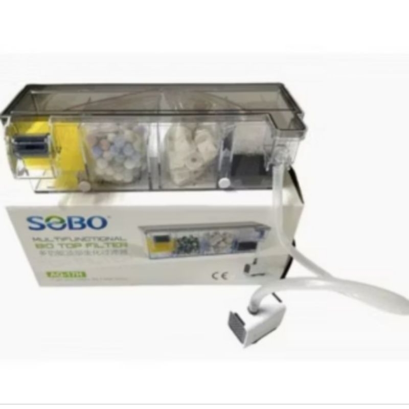 Jual SOBO AQ 15H 16H 17H 18H box multyfuctional bio top filter aquarium | Shopee Indonesia