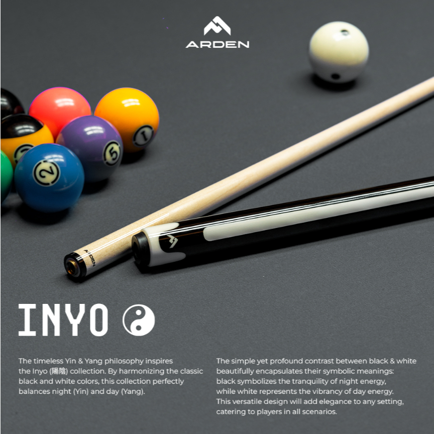 Jual ARDEN Play Cue [INYO-01] Maple Wood Billiard Stick Stik Biliard ...