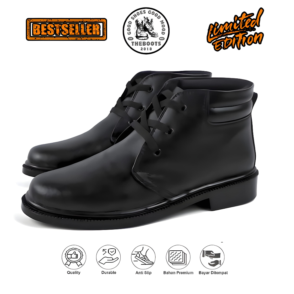 Jual Sepatu PDH Pria Kulit Akpol Sepatu PDH Tali Tni Polri Dinas ...