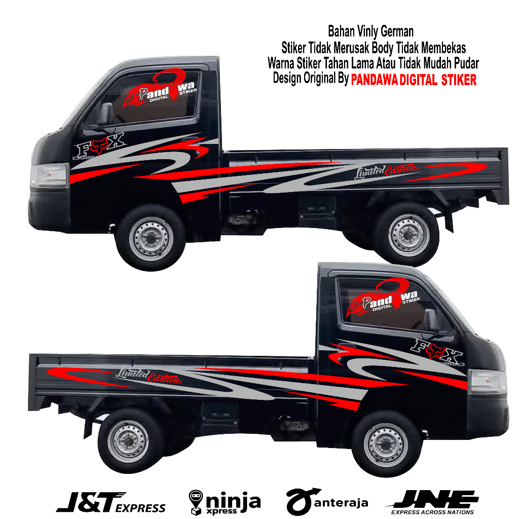 Jual Stiker mobil pick up new carry stiker variasi body pick up new ...