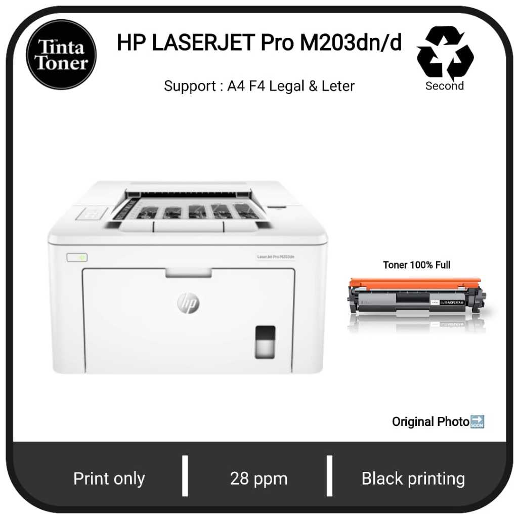 Jual Printer Hp Laserjet Pro M203 duplek otomatis cocok cetak document ...