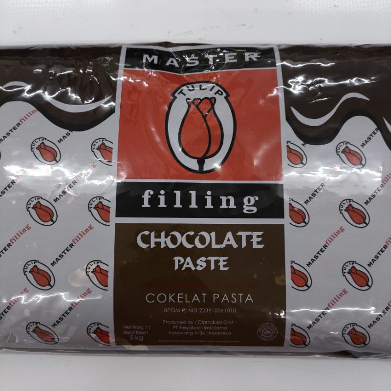 Jual MASTER TULIP CHOCOLATE FILLING 5KG / TULIP CHOCO FILLING 4 X 5 KG ...