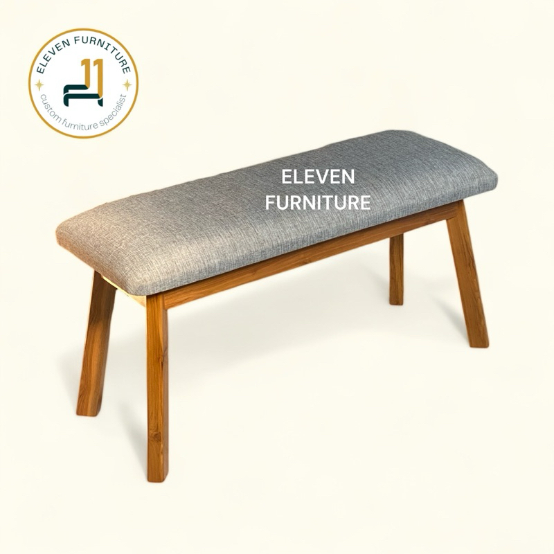 Jual Bangku Kursi panjang bench kayu jati cafe kafe minimalis retro ...