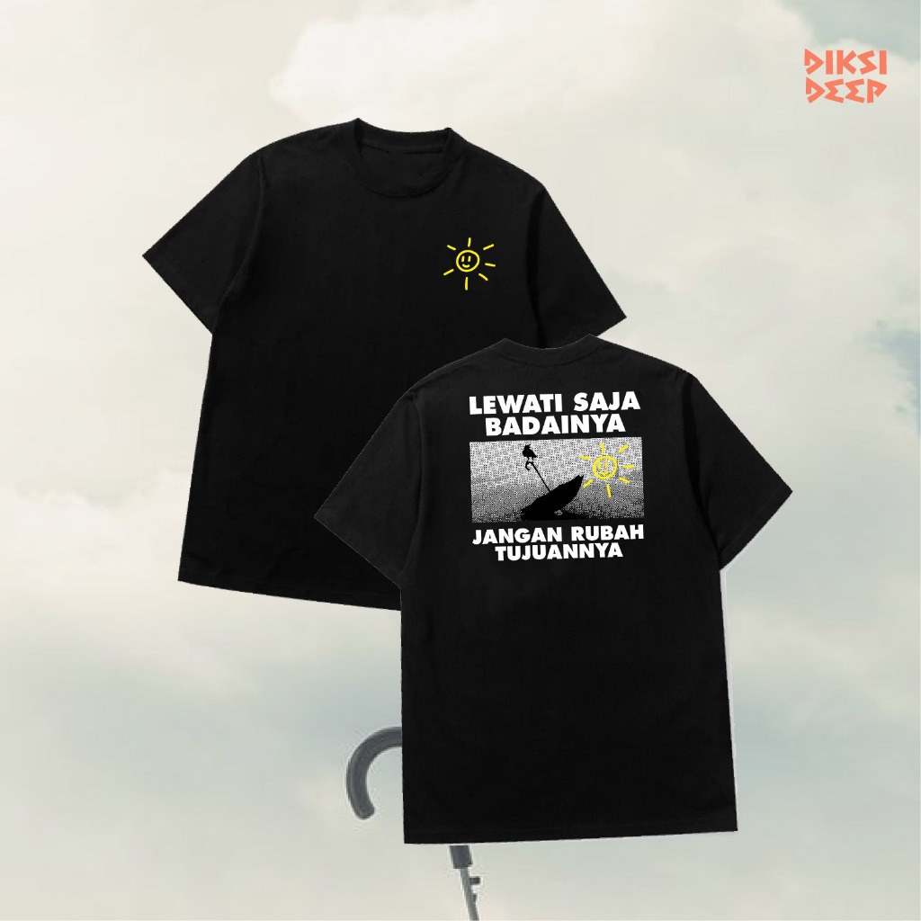 Jual DIKSI DEEP - KAOS "LEWATI BADAI" | Shopee Indonesia