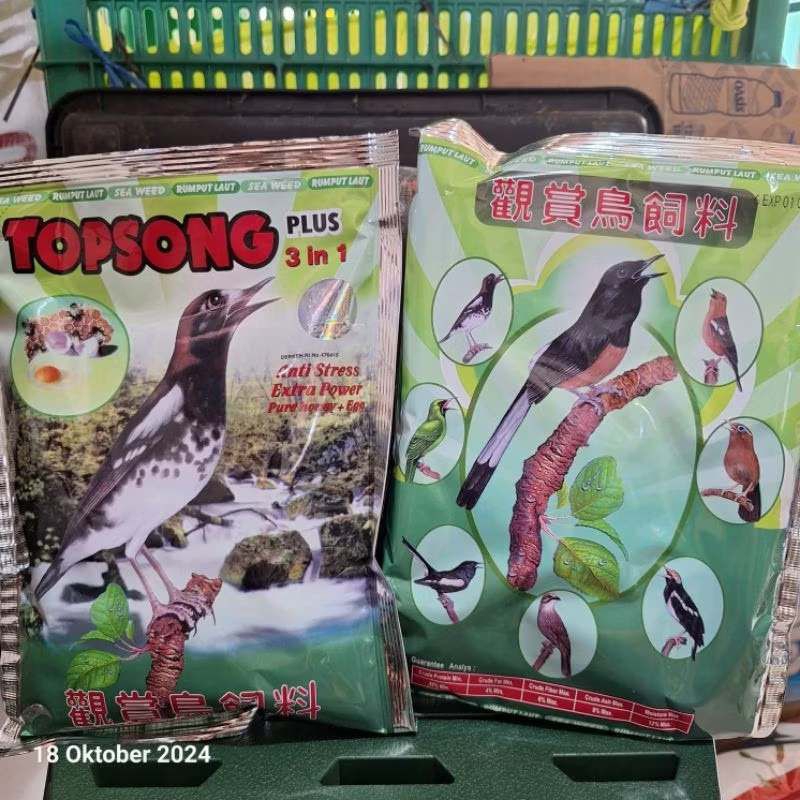 Jual TOPSONG COKLAT RUMPUT LAUT TOP SONG PLUS PUR Pakan Makanan BURUNG ...