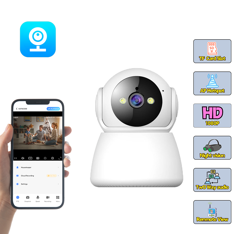 Jual CCTV V380 Pro cctv wifi jarak jauh lewat hp smart home Kamera Mini ...